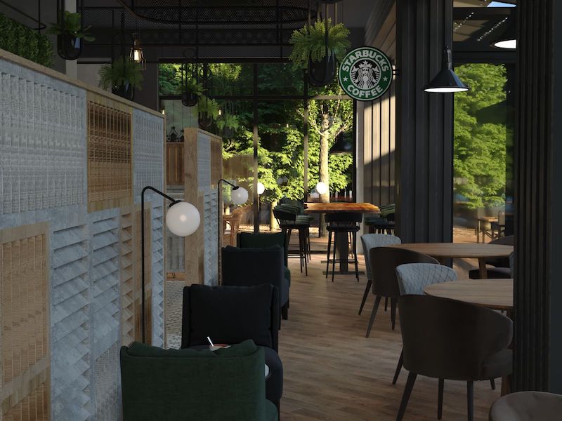 ICA Starbucks Cafe | Uç İç Mimarlık Firması