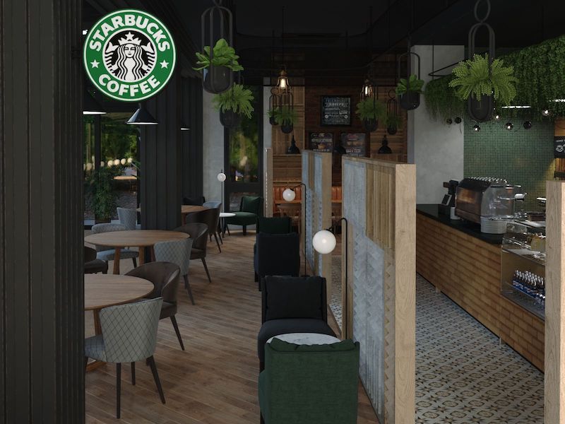 ICA Starbucks Cafe | Uç İç Mimarlık Firması